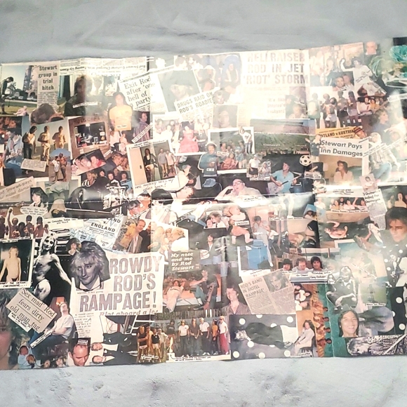 Poster | Wall Decor | Vintage Rod Stewart Color Poster 98 24 X 36 ...